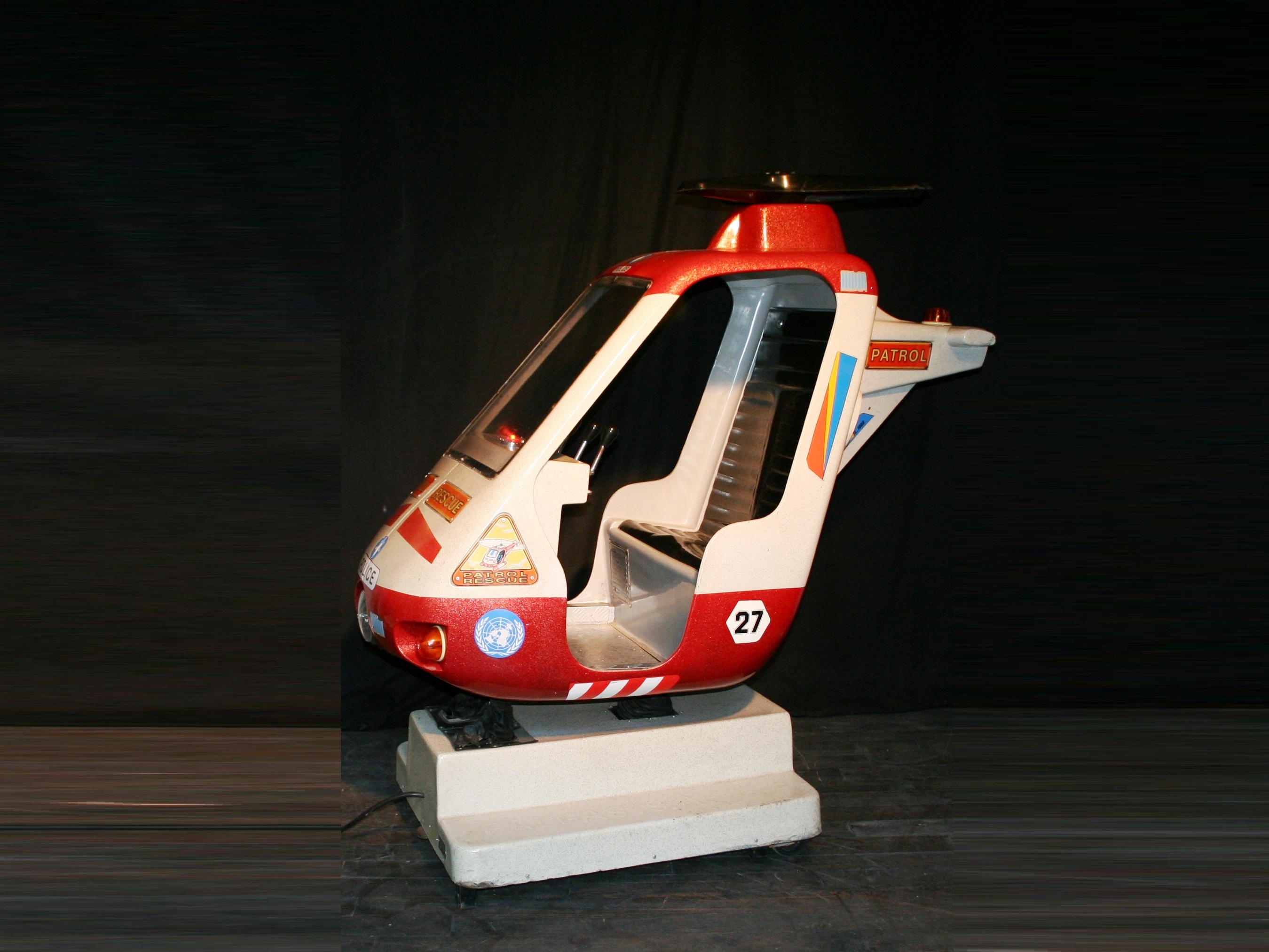 KR-013 Kiddy Ride Police Helikopter | Inspirationdecors