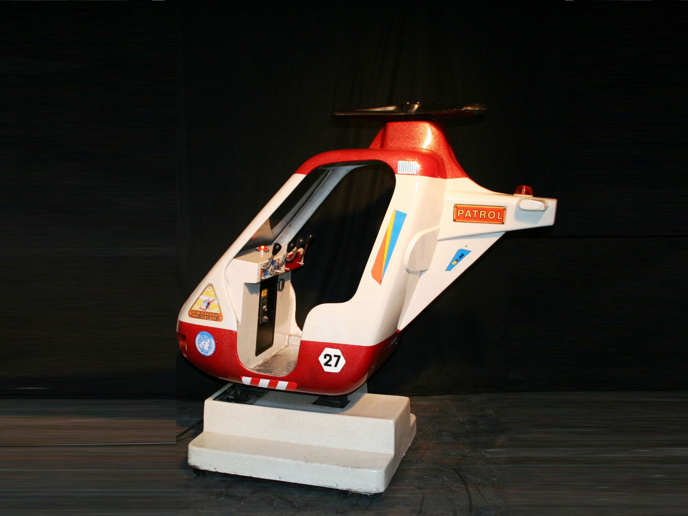 KR-013 Kiddy Ride Police Helikopter | Inspirationdecors